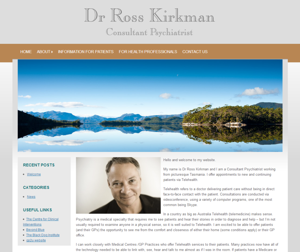 New website for Tele Health Psychiatrist